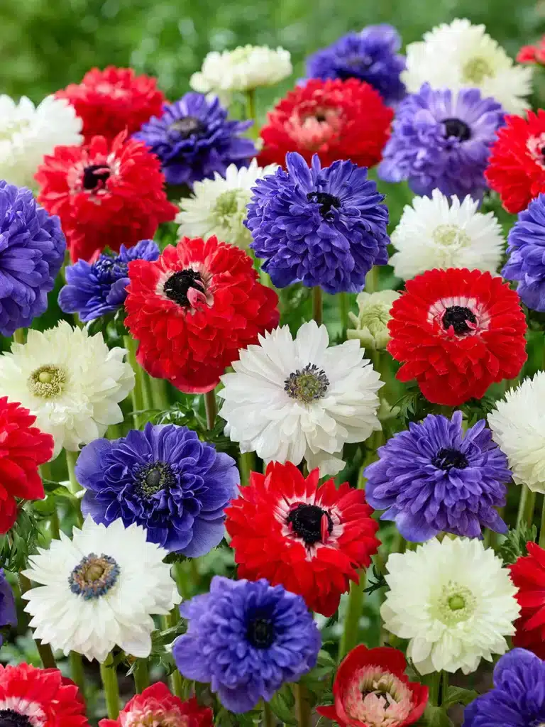 Anemone Stars And Stripes Collection 50 buc 🌱| Bulbi-Flori.ro